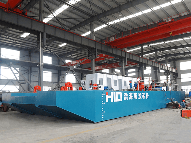 Modular Barge for Excavator Backhoe Dredger from China manufacturer ...