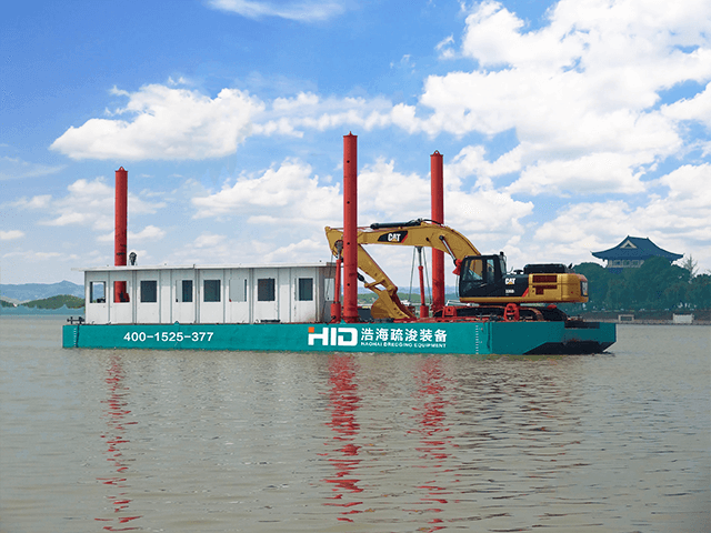 Modular Barge for Excavator Backhoe Dredger from China manufacturer ...